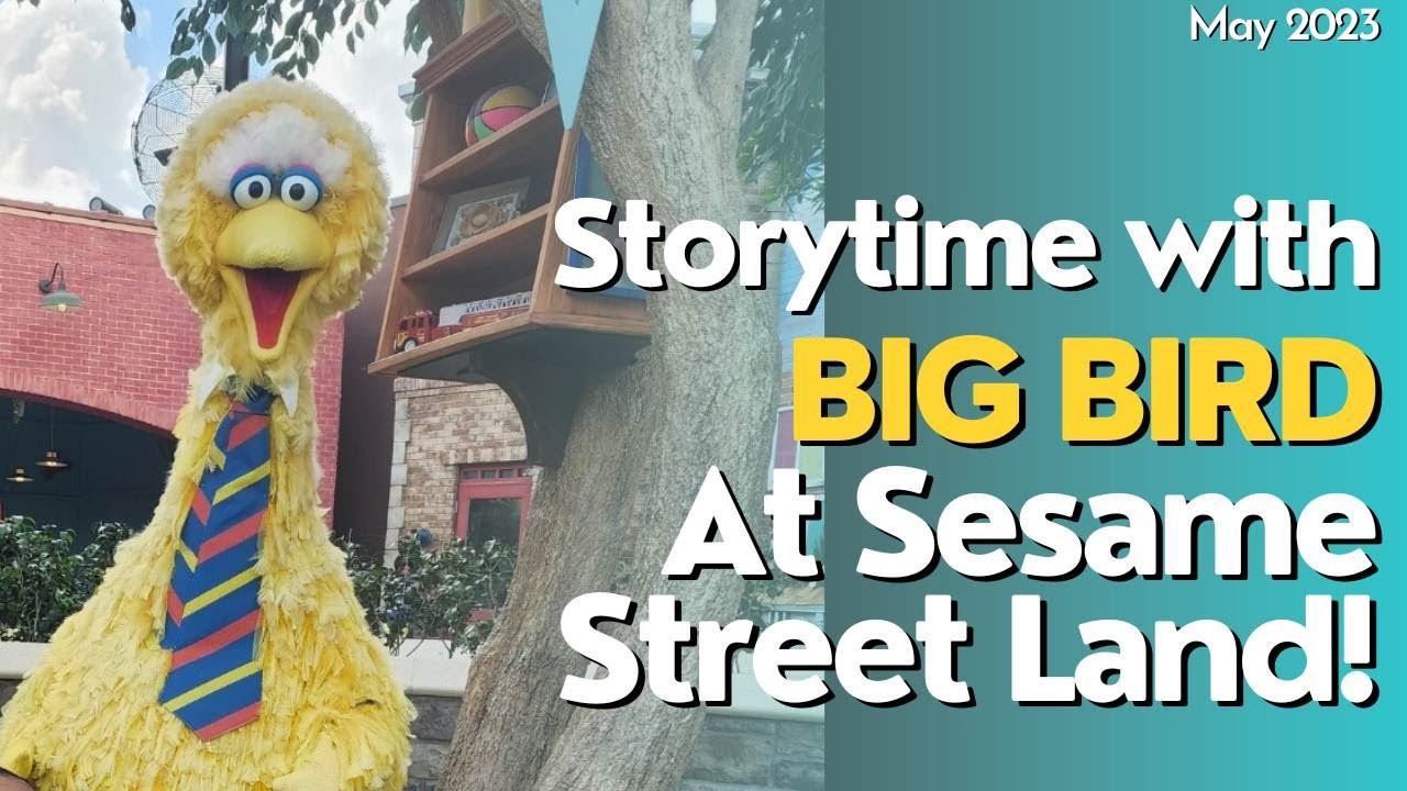 Storytime with Big Bird | Sesame Street Land | SeaWorld Orlando | May ...