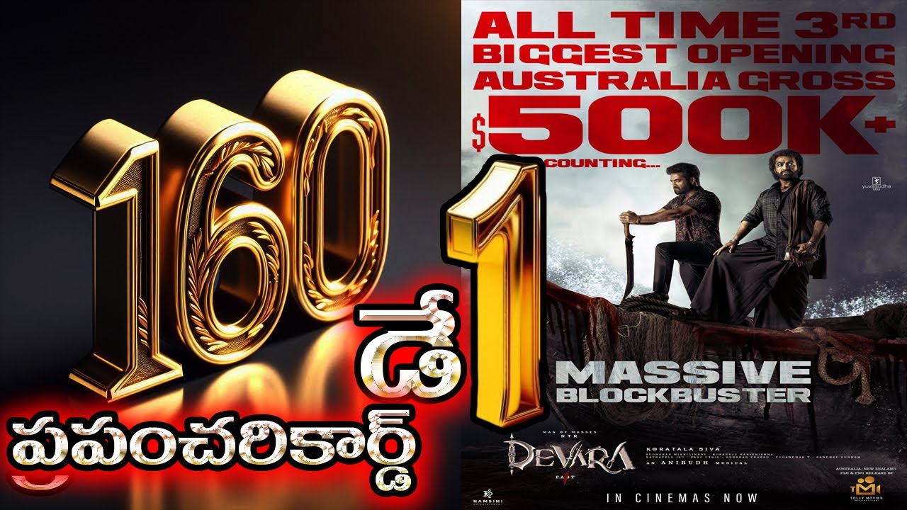 Devara day 1 160 Cr record │Devara first day collections│ devara ...