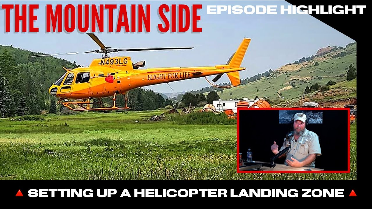 Setting Up A Rescue Helicopter Landing Zone - YouTube