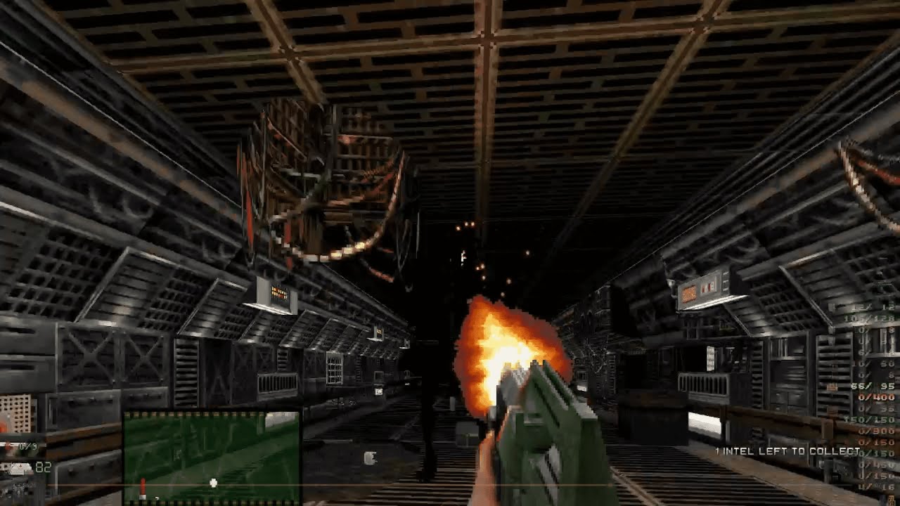 Aliens: Eradication (Doom Mod) - Playing Mercenary Class - Map 1 ...