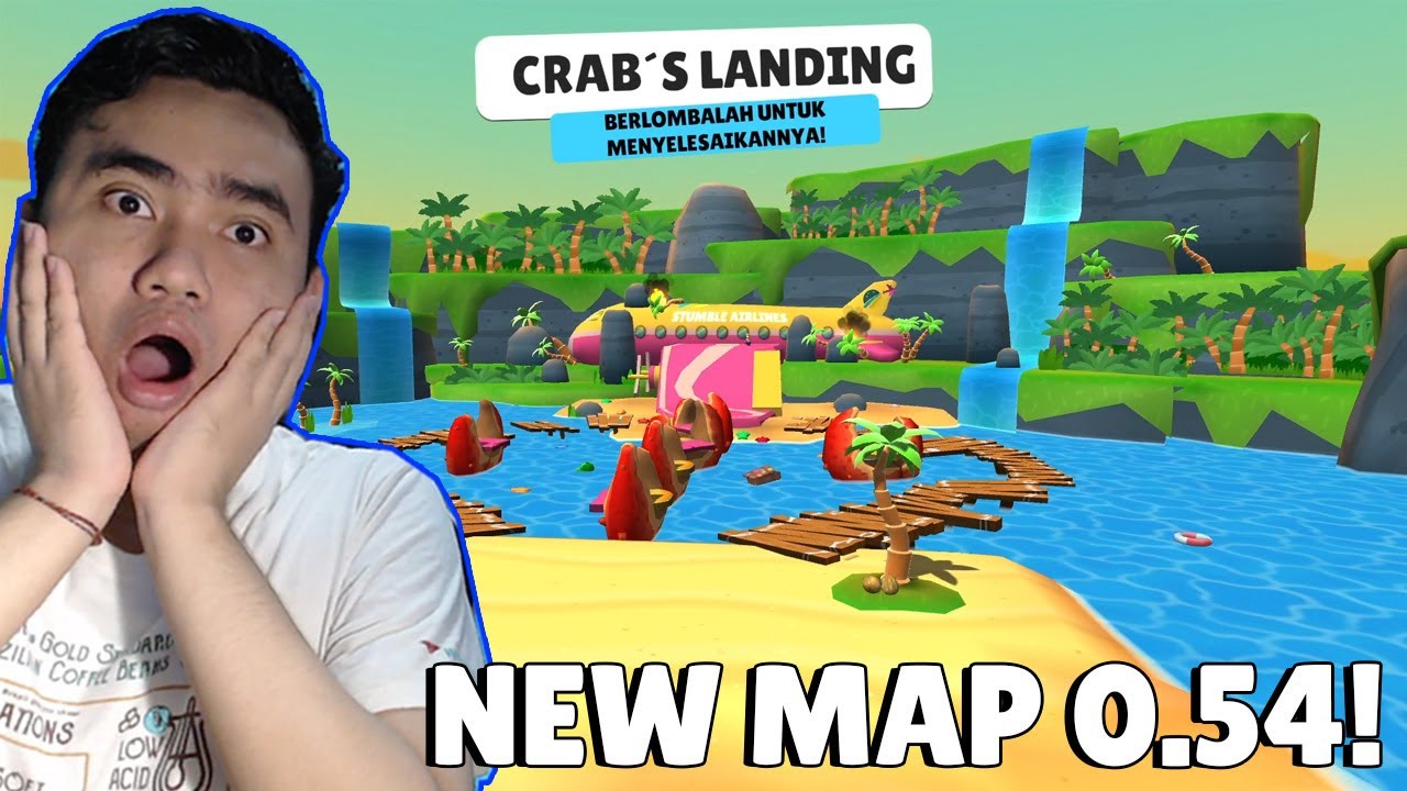 NEW MAP Crab's Landing UPDATE 0.54 Stumble Guys!! #SGNewLevels - YouTube