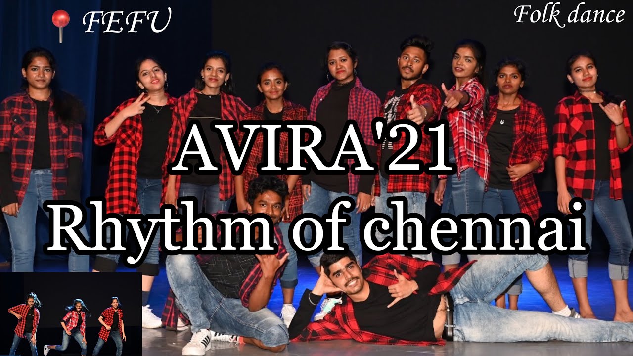 FEFU’s AVIRA’21 folk dance|rhythm of chennai | after show scenes - YouTube