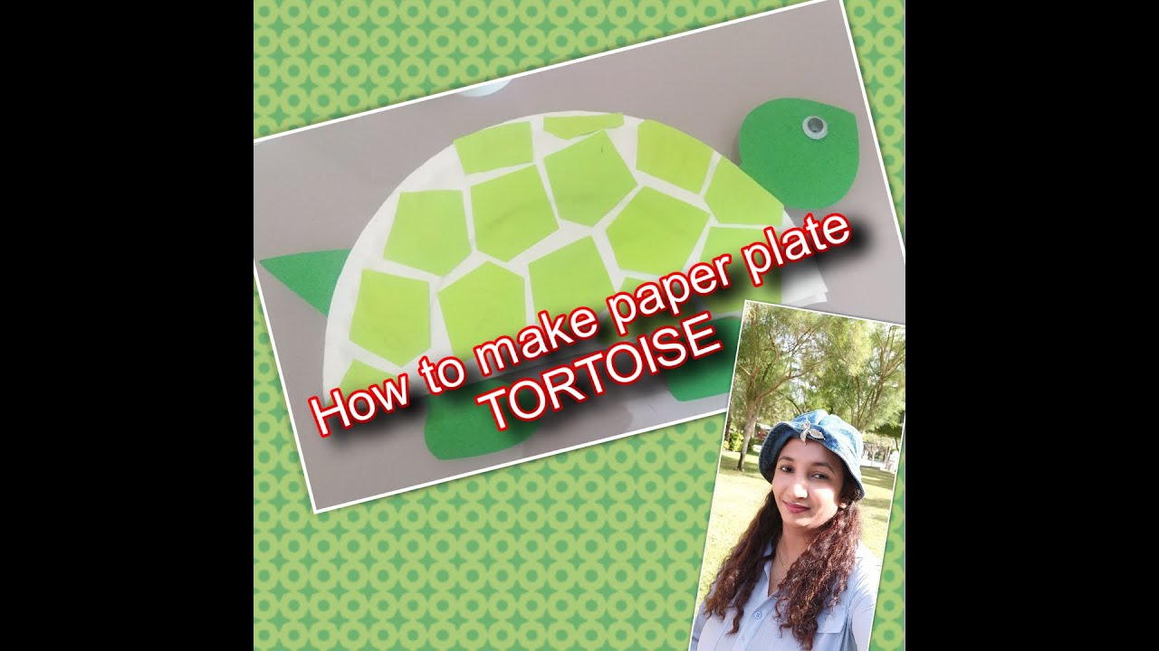 How to make paper plate Tortoise #kidscraft - YouTube