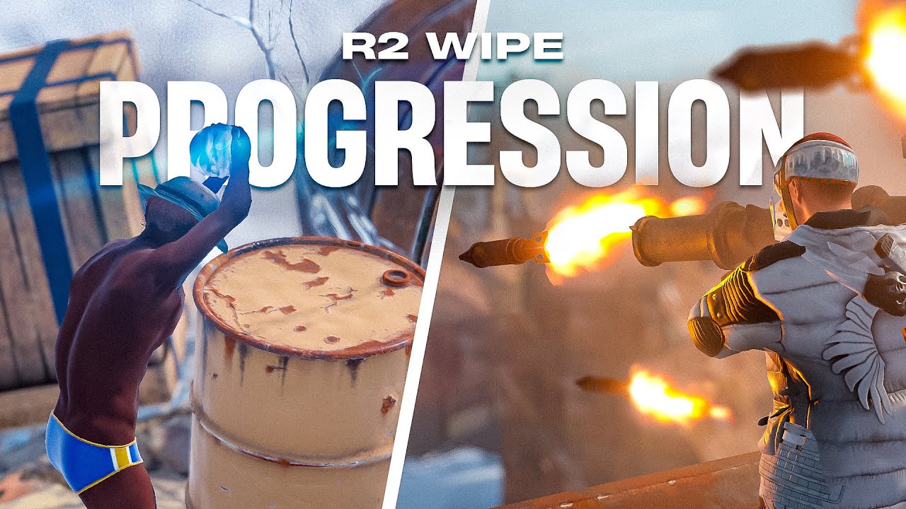R2 MINI WIPE PROGRESSION на Vital EU Medium в RUST/РАСТ @Shked ...