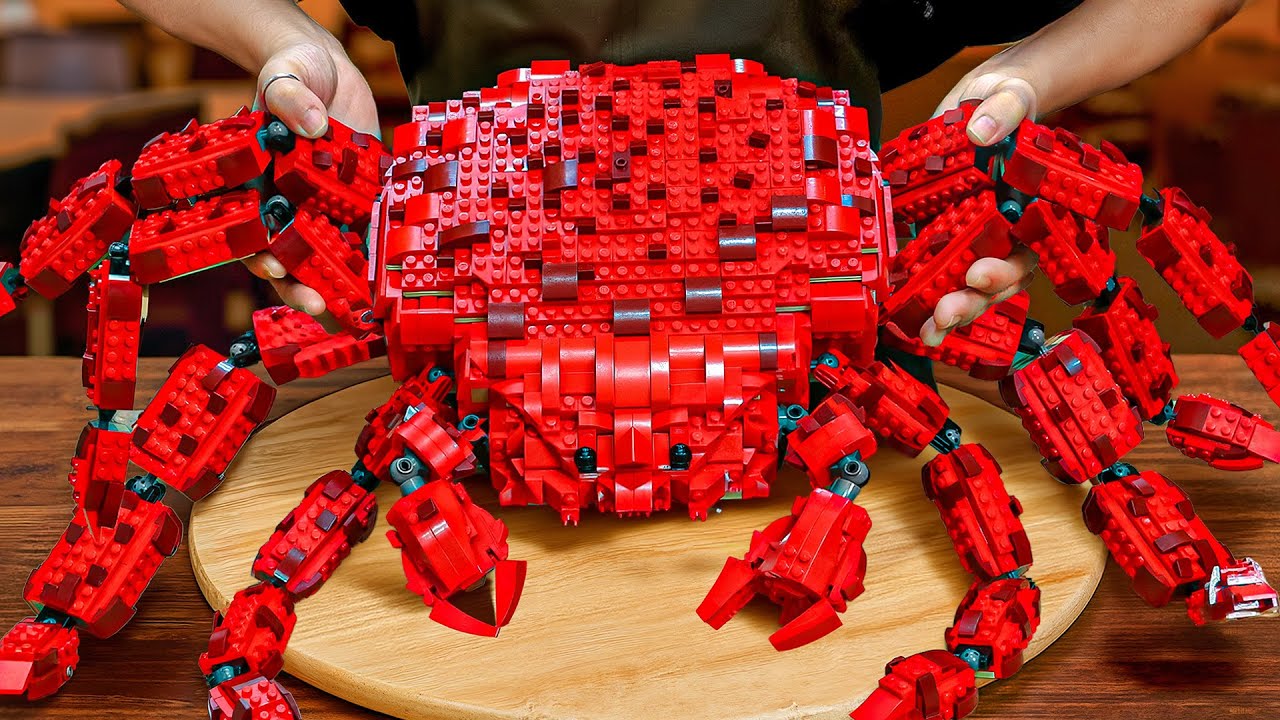 The Perfect Big Size LEGO RARE Alaska KING CRAB Recipes IRL Seafood ...
