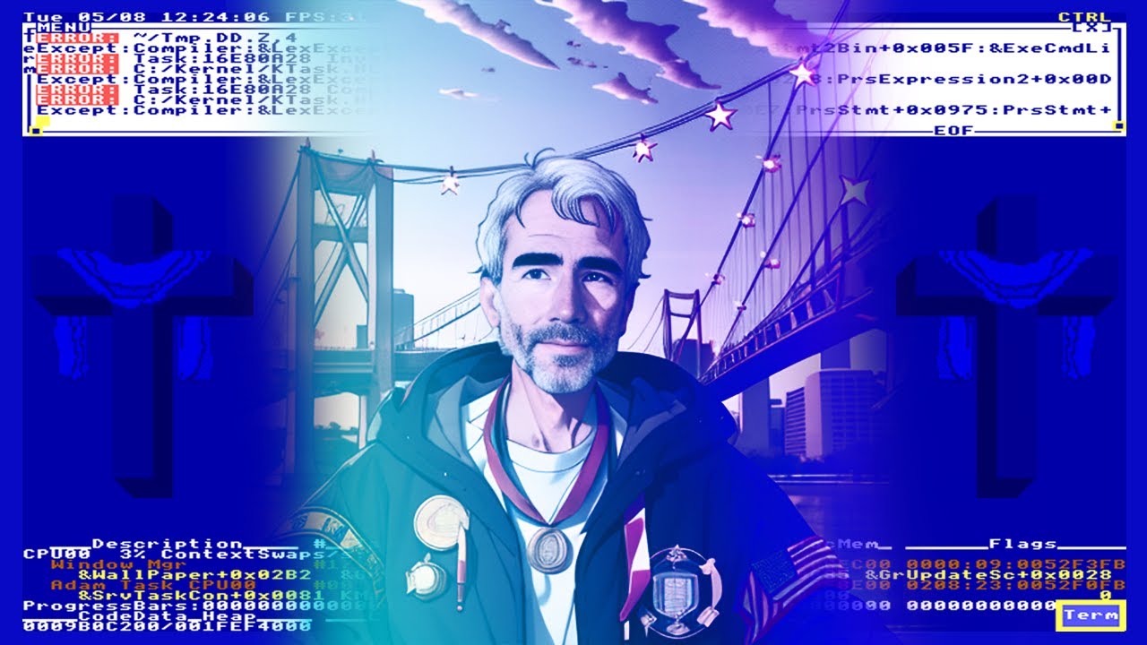 AI animated Terry Davis biography - YouTube