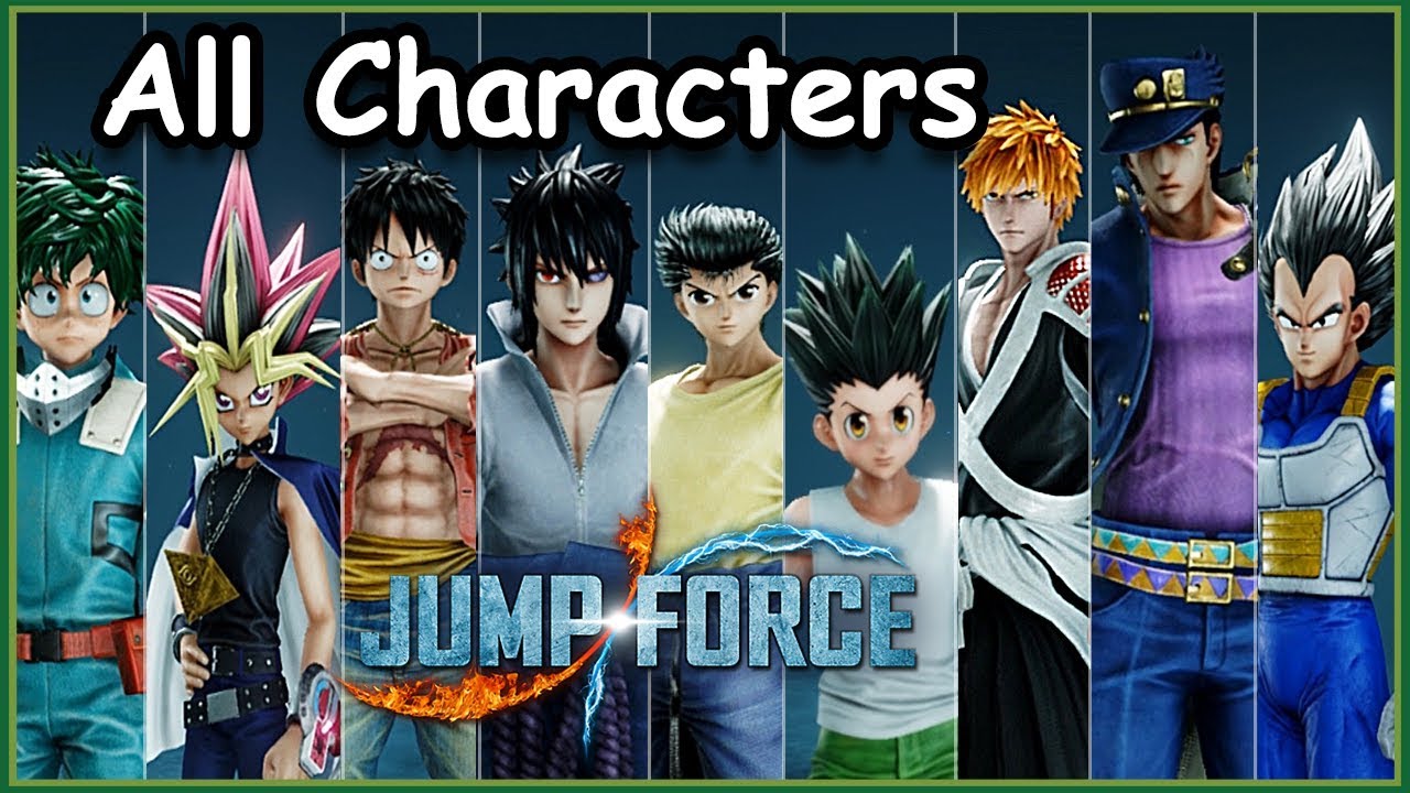 Jump Force[#2 ] All Characters (รวมตัวละครทั้งหมด) - YouTube
