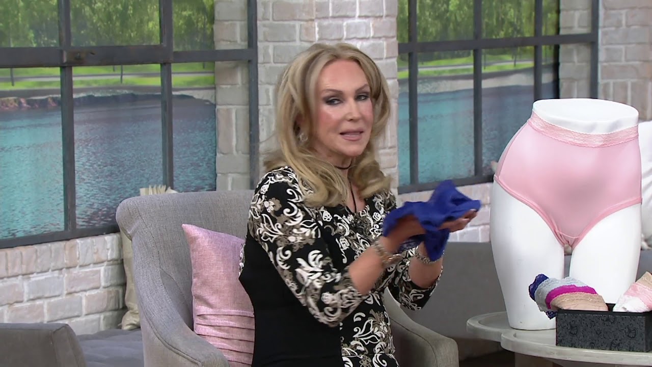 Breezies Set of 4 Nylon Microfiber Panties on QVC - YouTube