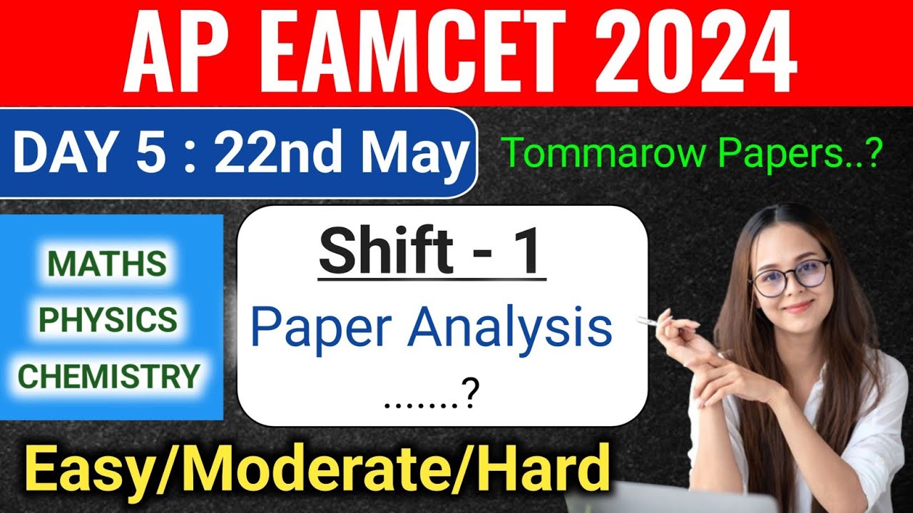 ap eamcet 2024|may 22nd shift 1 paper analysis🔥|ap eamcet 2024 may 22nd ...