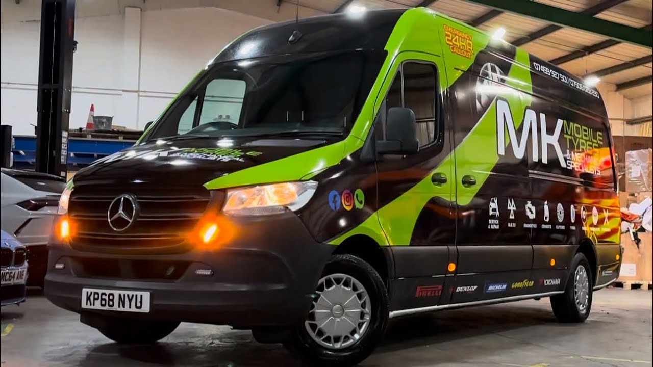 Sprinter *NEW* Mobile Tyre Van Conversion For MK Mobile Tyres - YouTube