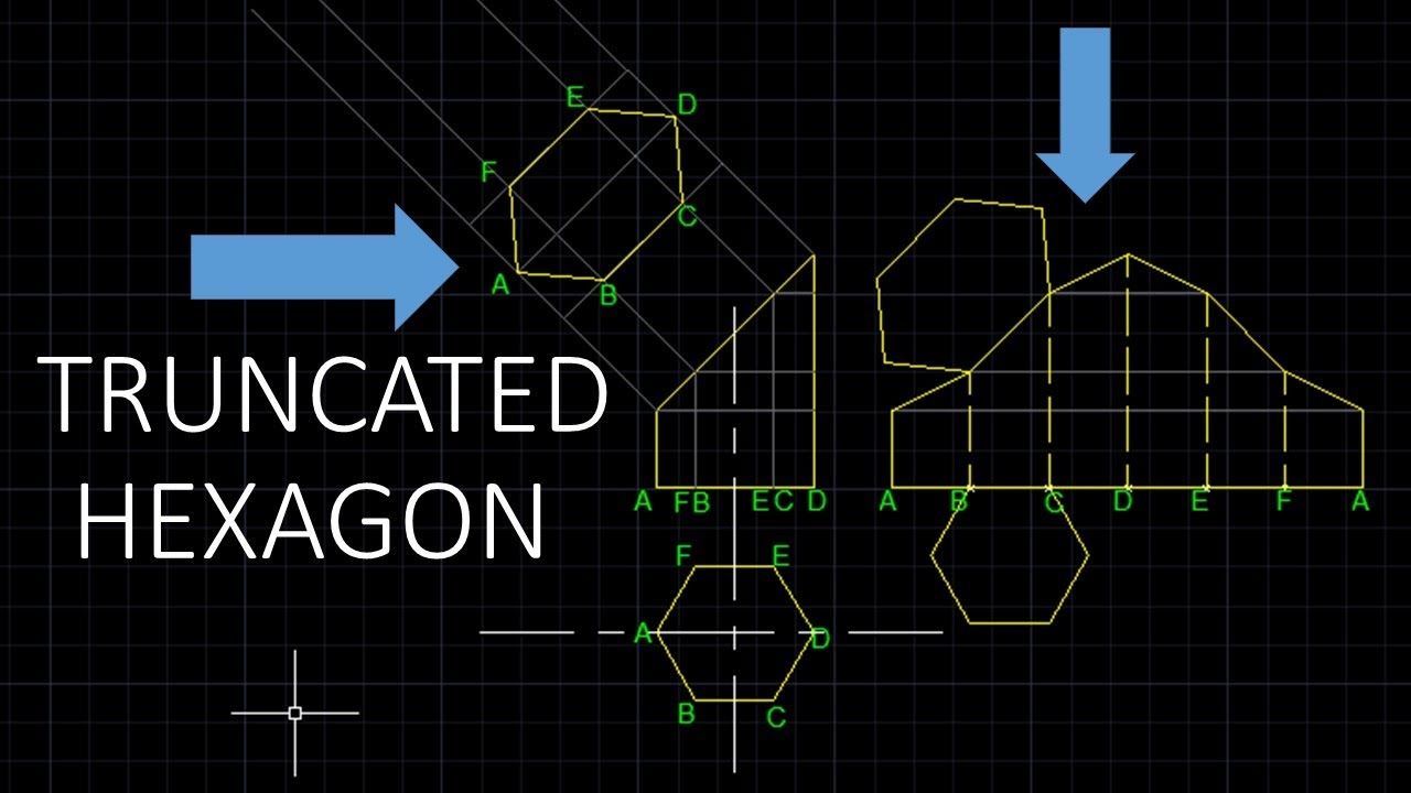 Surface Development Series 5 Truncated Hexagonal Prism YouTube surface-development-series-5-truncated-hexagonal-prism-youtube