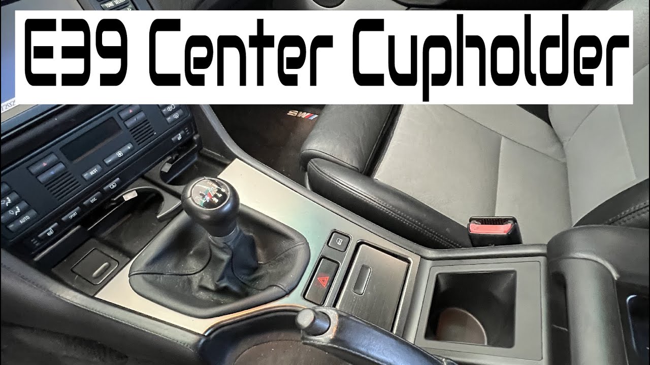 BMW E39 Amazon Center Cupholder Install and Review - YouTube