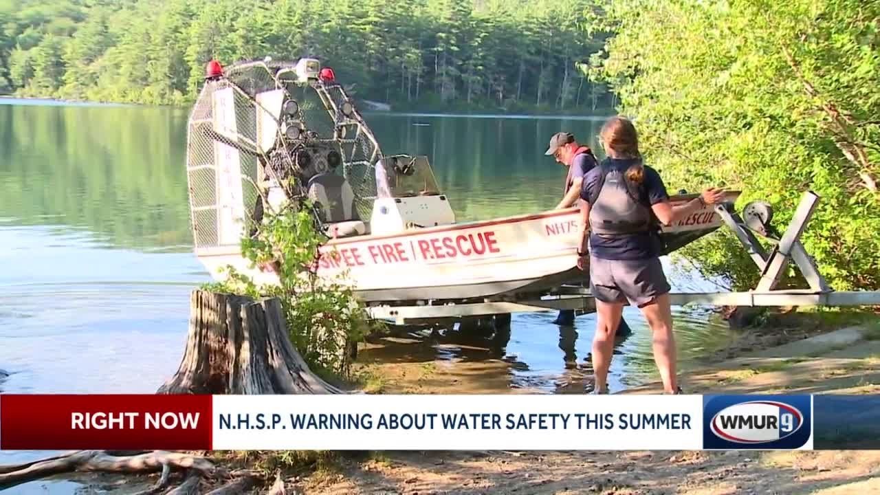 New Hampshire State police warning about water safety this summer - YouTube