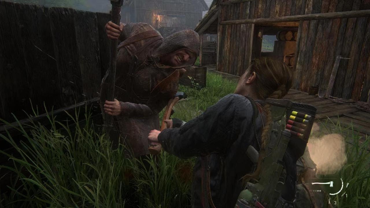 The Last of Us 2 Remastered - Crazy First Seraphite Village Battle ...
