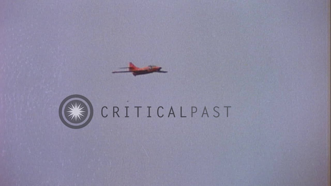 AIM-7 Sparrow III Missile fired by F-4B Phantom II fighter aircraft in ...