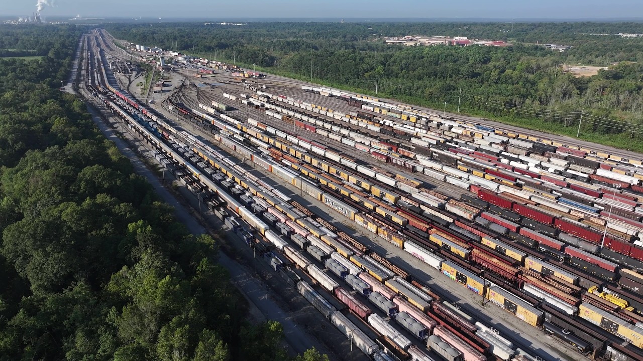 2+ Hours of Action at Norfolk Southern's Brosnan Yard in Macon, Georgia ...