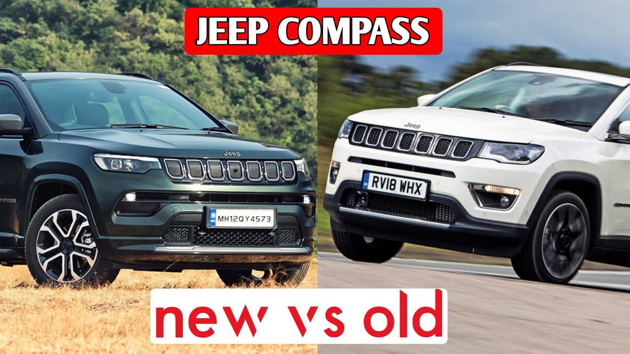 OLD VS NEW Jeep compass | facelift vs refacelifted version |interior ...
