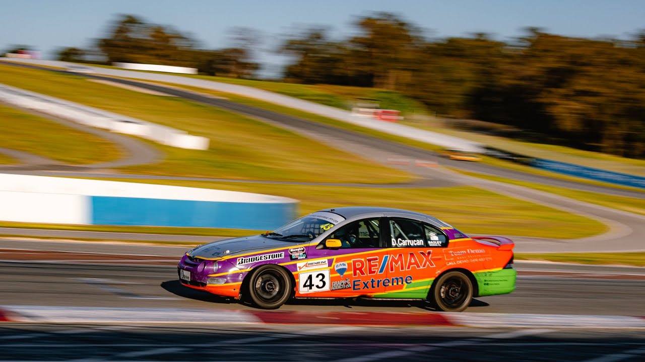 2024 saloon car racing Nationals Final race from AU Falcon #43 - YouTube