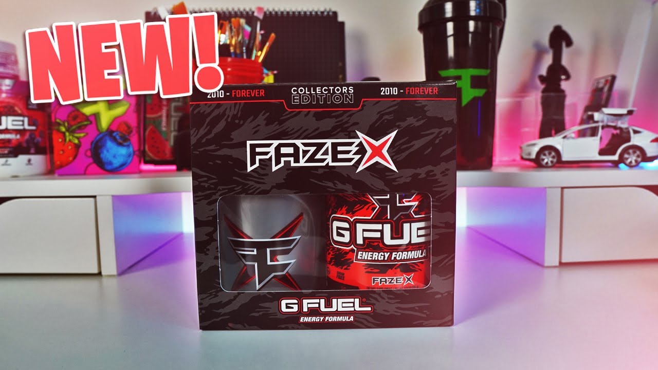 NEW FaZe X "FROST" G-Fuel Limited Edition Flavor Review! - YouTube