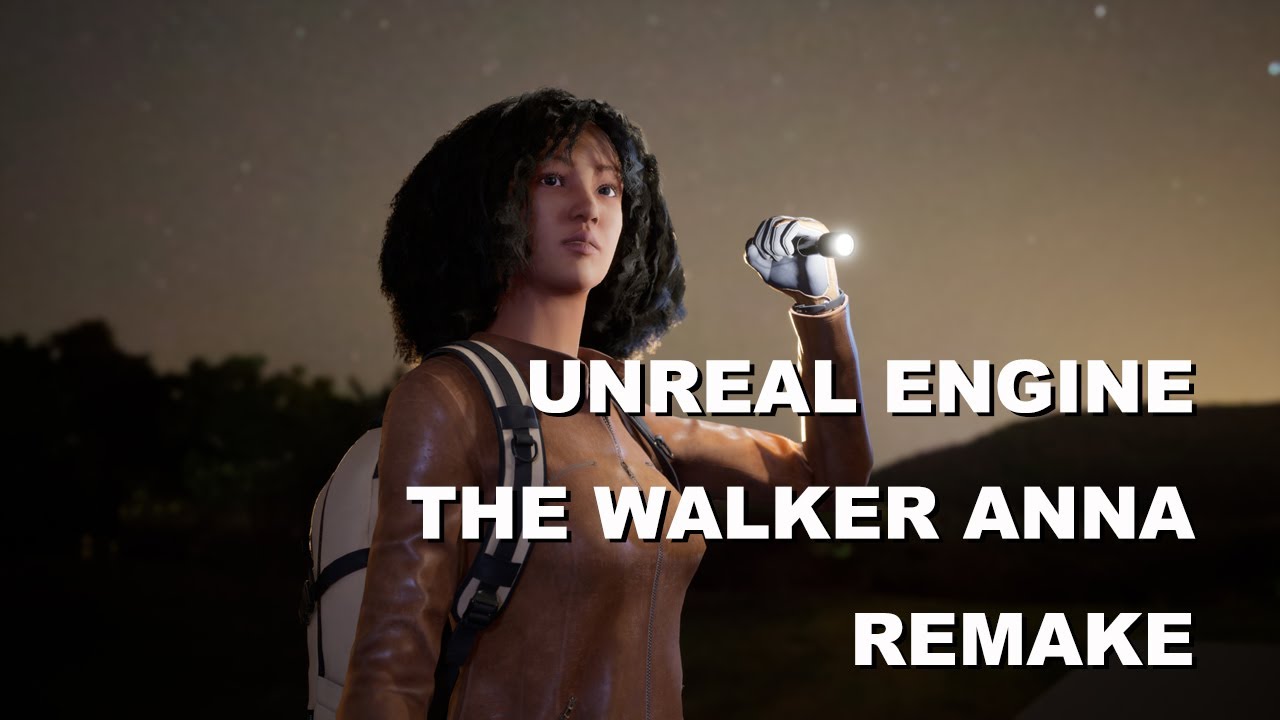 Unreal Engine / Remake of the 3D Character The Walker Anna - YouTube