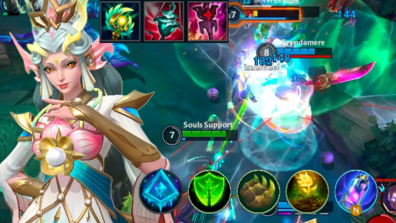 NAMI IS A GREATEST HEALING FISHING WITH THIS BUILD --- Wild Rift ...