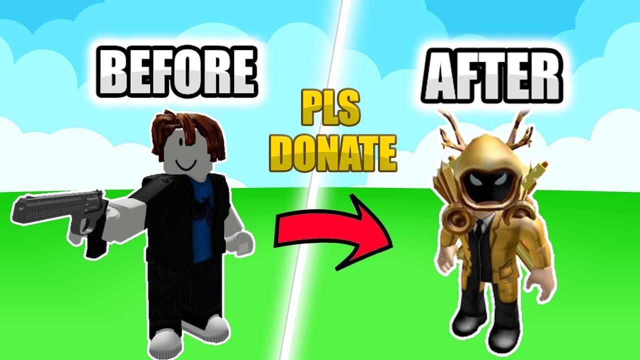 getting free robux in pls donate - YouTube