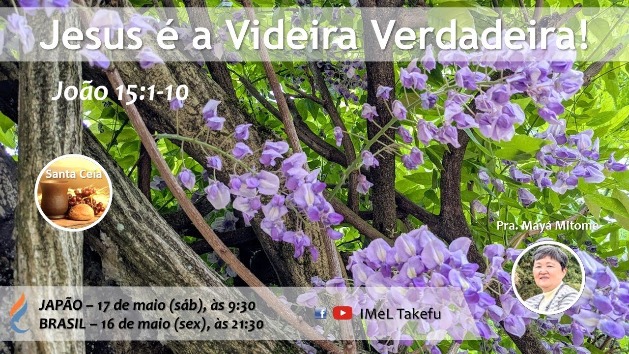 Culto - 17/05/2025 - Jesus é a Videira Verdadeira! - João 15:1-10 - Pr ...