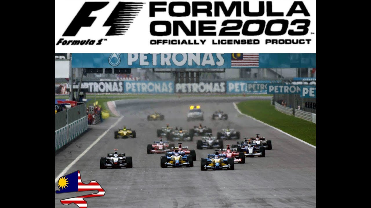 Formula One 2003 World Championship Mode Part 2 Malaysian Grand Prix ...