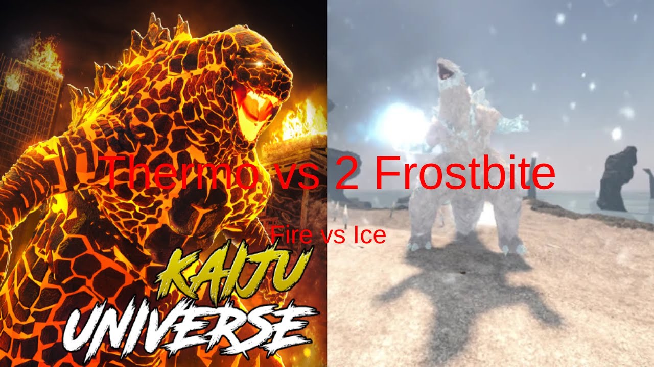 Thermonuclear Godzilla vs Frostbite Godzilla duo - YouTube