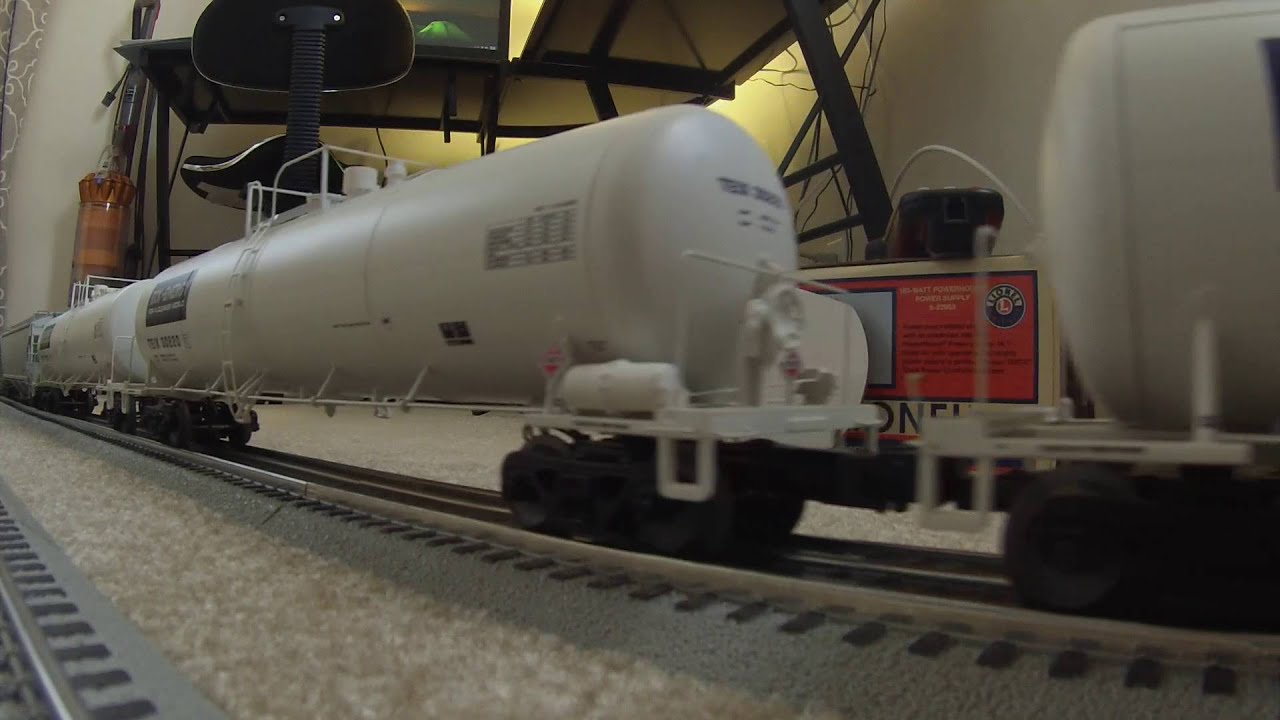Lionel Vision Line Ethanol Tank Car with FreightSounds 3-pack - YouTube