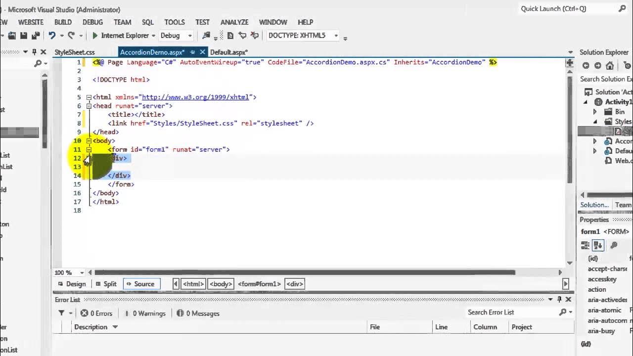 Beginner's Tutorial for ASP.NET 4.5 - 18 - ASP.NET Ajax Control Toolkit - YouTube