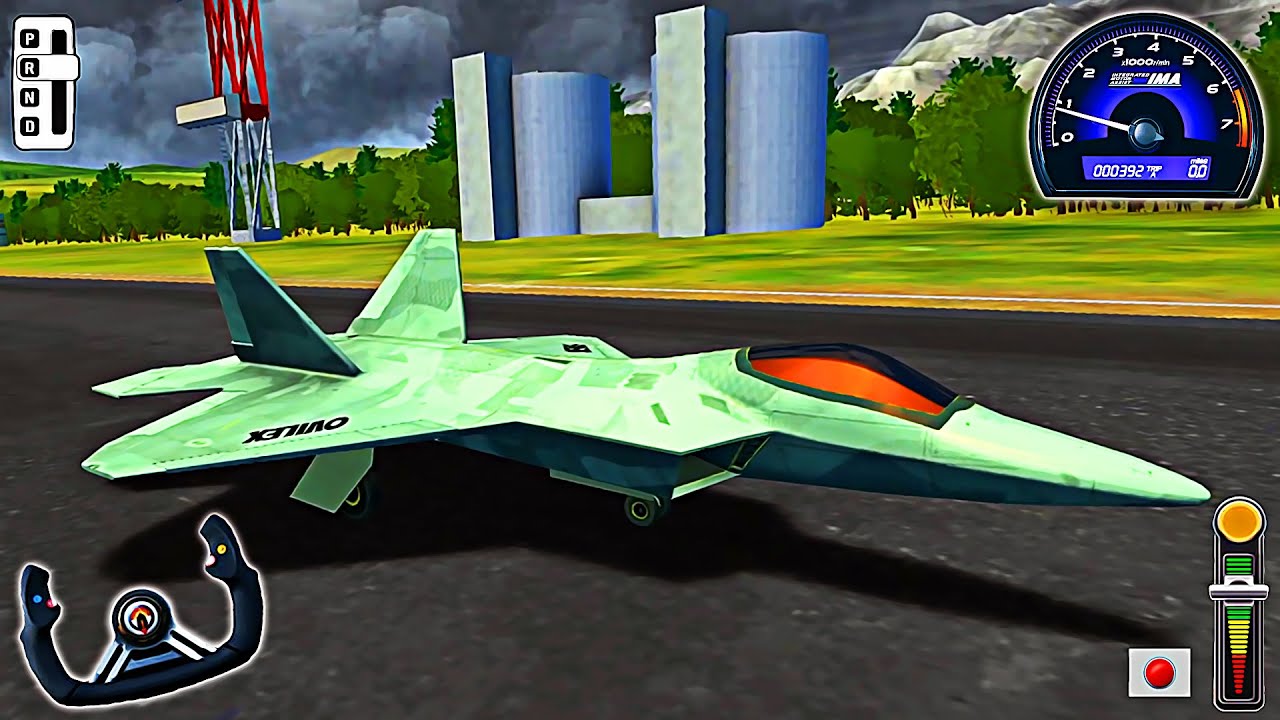 Flight Airplane Simulator - Pilot Jet Fighter F22 Raptor | Android ...