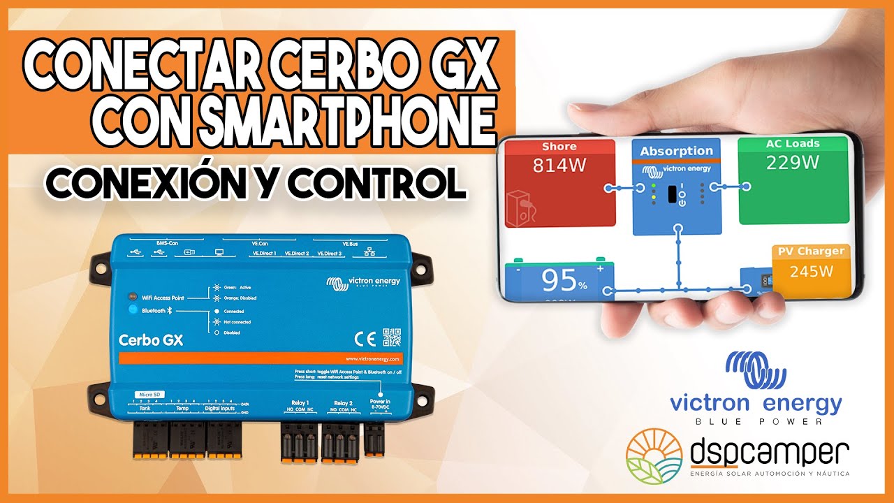 📱 Conexión y control de Cerbo GX Victron sin necesidad de pantalla Touch con un dispositivo ...