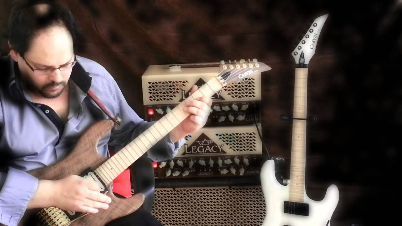 Carvin custom Jason Becker signature. Carvin Legacy3 amp. 2x12 vintage ...