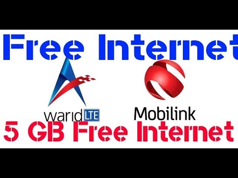 Mobilink Free Internet 5 GB Free Internet - YouTube