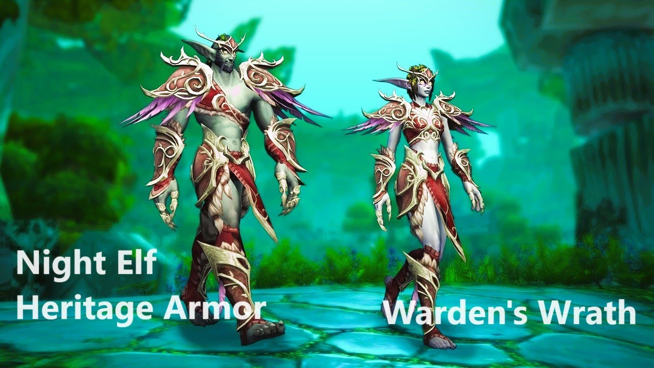 Warden's Wrath - World of Warcraft - Night Elf Heritage Armor Quest 10. ...