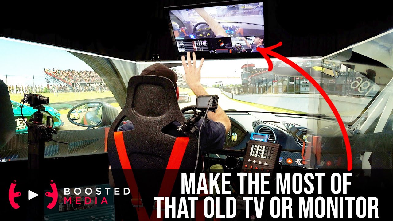 CHEAP SIM RIG MODS - Putting an old TV or PC Monitor to Good Use - YouTube