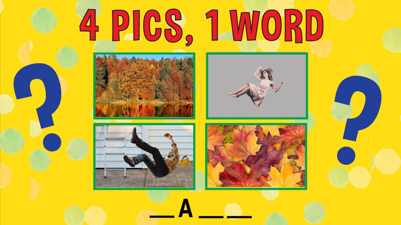 Fun Games | 4 Pics 1 Word | Quiz, Challenges for Kids - YouTube