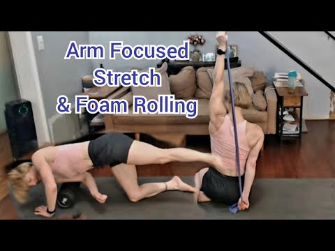 Arm Focused Stretch & Roll - YouTube