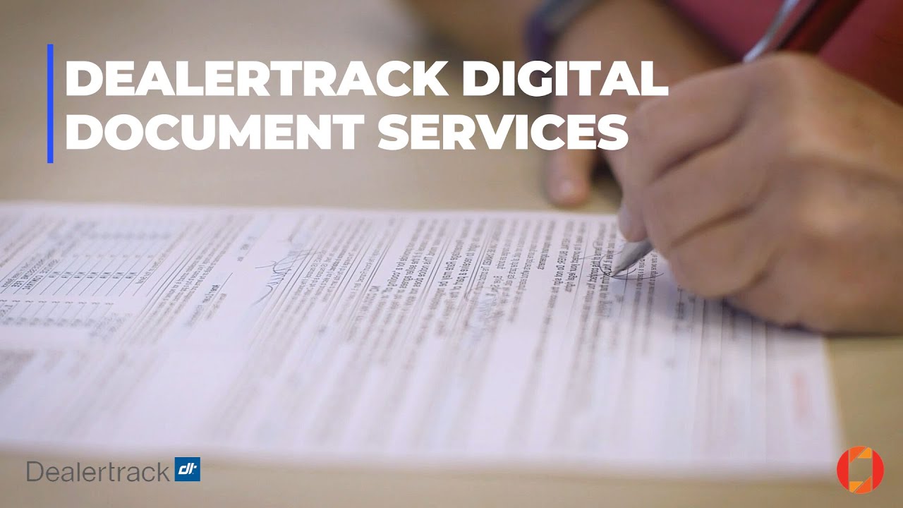 Dealertrack Digital Document Services Overview - YouTube