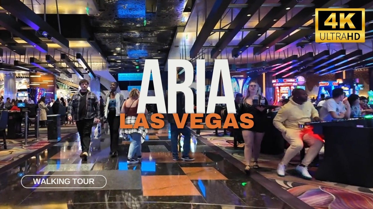 Inside the Aria Hotel Las Vegas 🎰 | Stunning Walking Tour of Luxury ...