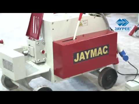 Oporation of jaymac bar cutting machine - YouTube