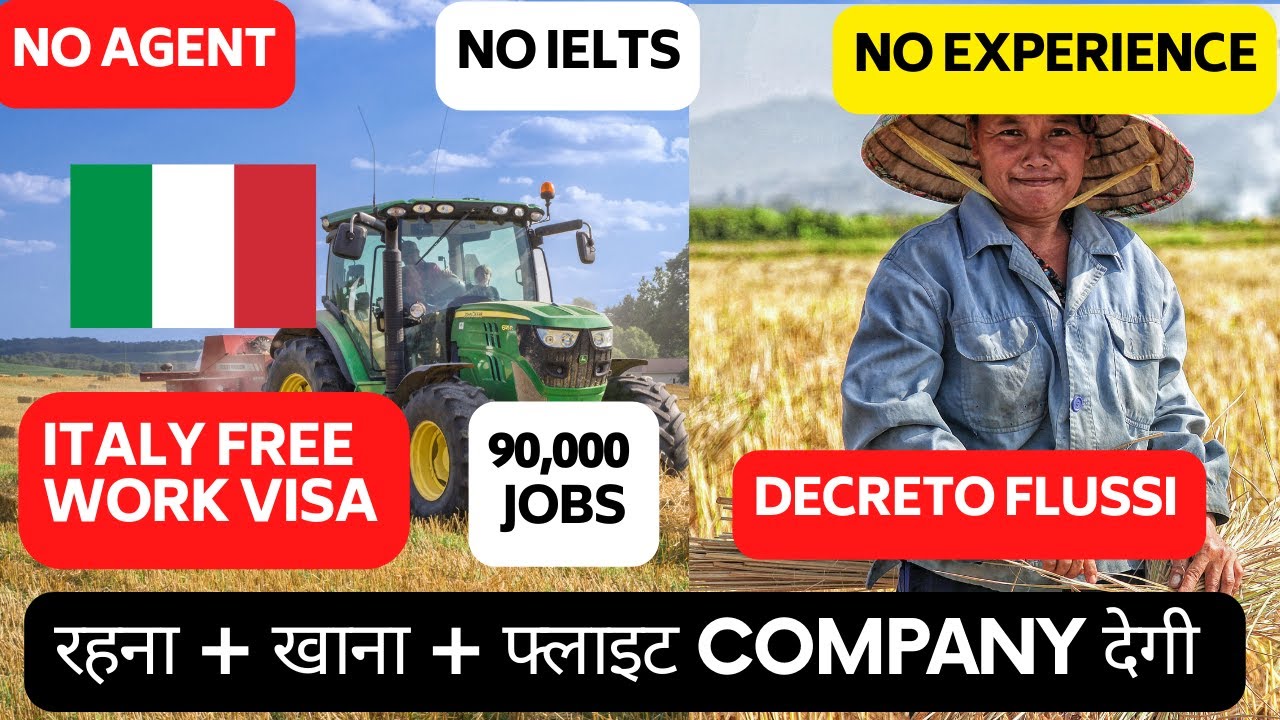 🇮🇹 Italy Free Work Visa 2023 | Decreto Flussi 2023 | Italy Visa Update | Italy Flussi 2023 🇮🇹 ...