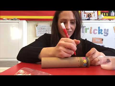 Making Telescopes (Shark in the Park Craft Activity) - YouTube