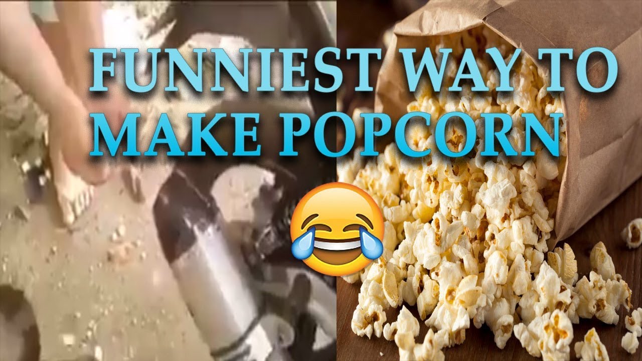 Funniest and hilarious way to make popcorn | Make popcorn with bike ...