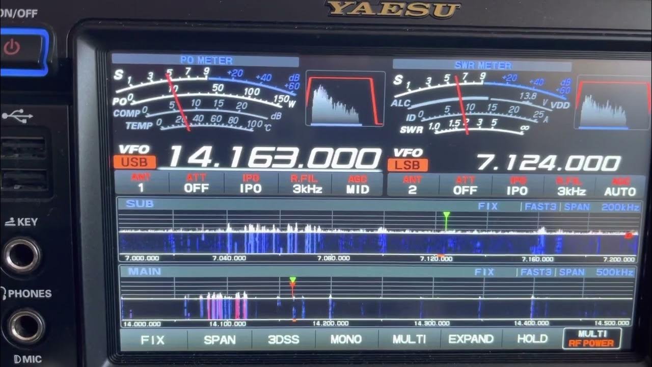New toy Yaesu ftdx101d and Yaesu ft 991. Yaesu ftdx101d super fijne hf set. - YouTube