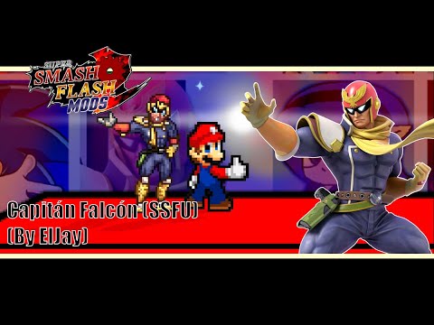 SSF2 Mods Showcase: Capitán Falcón (SSFU) (By ElJay) - YouTube