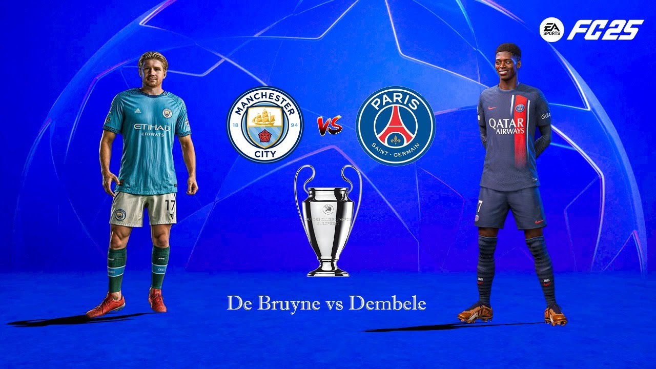 FC 25 | Man City Vs. PSG | UEFA Champions League | Ft. De Bruyne ...