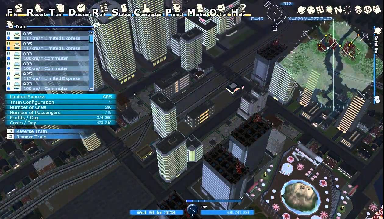 A-Train 8 playthrough #5: Growing the City - YouTube