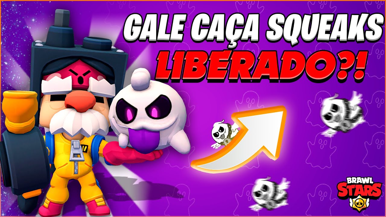 BRAWL STARS - 🔴LIVE🔴 SKIN DO GALE CAÇA SQUEAKS LIBERADA? - YouTube